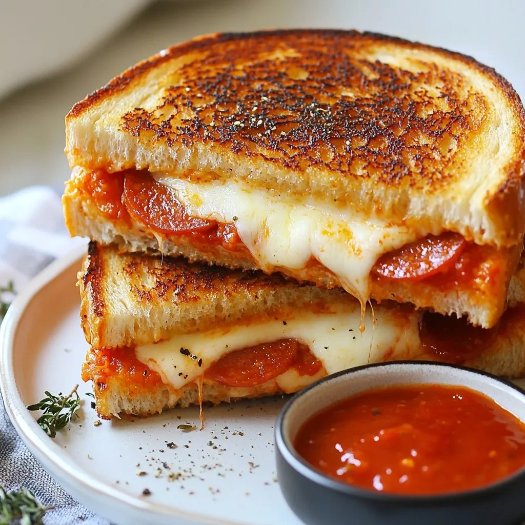 Pizza Grilled Cheese Delight for Your Taste Buds – The Recipe Hatch