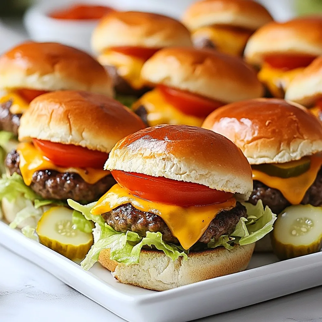 Cheeseburger Sliders Flavorful and Simple Recipe – The Recipe Hatch
