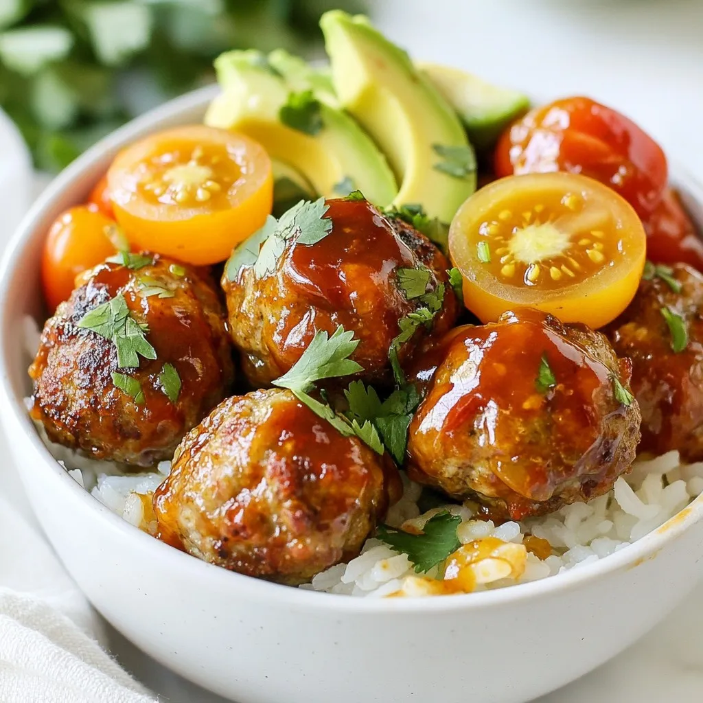 Barbecue Meatball Bowls Savory and Satisfying Meal – The Recipe Hatch
