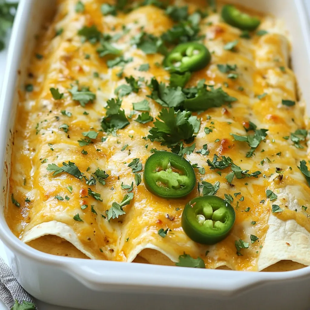 White Chicken Enchiladas Delightful and Easy Recipe – The Recipe Hatch