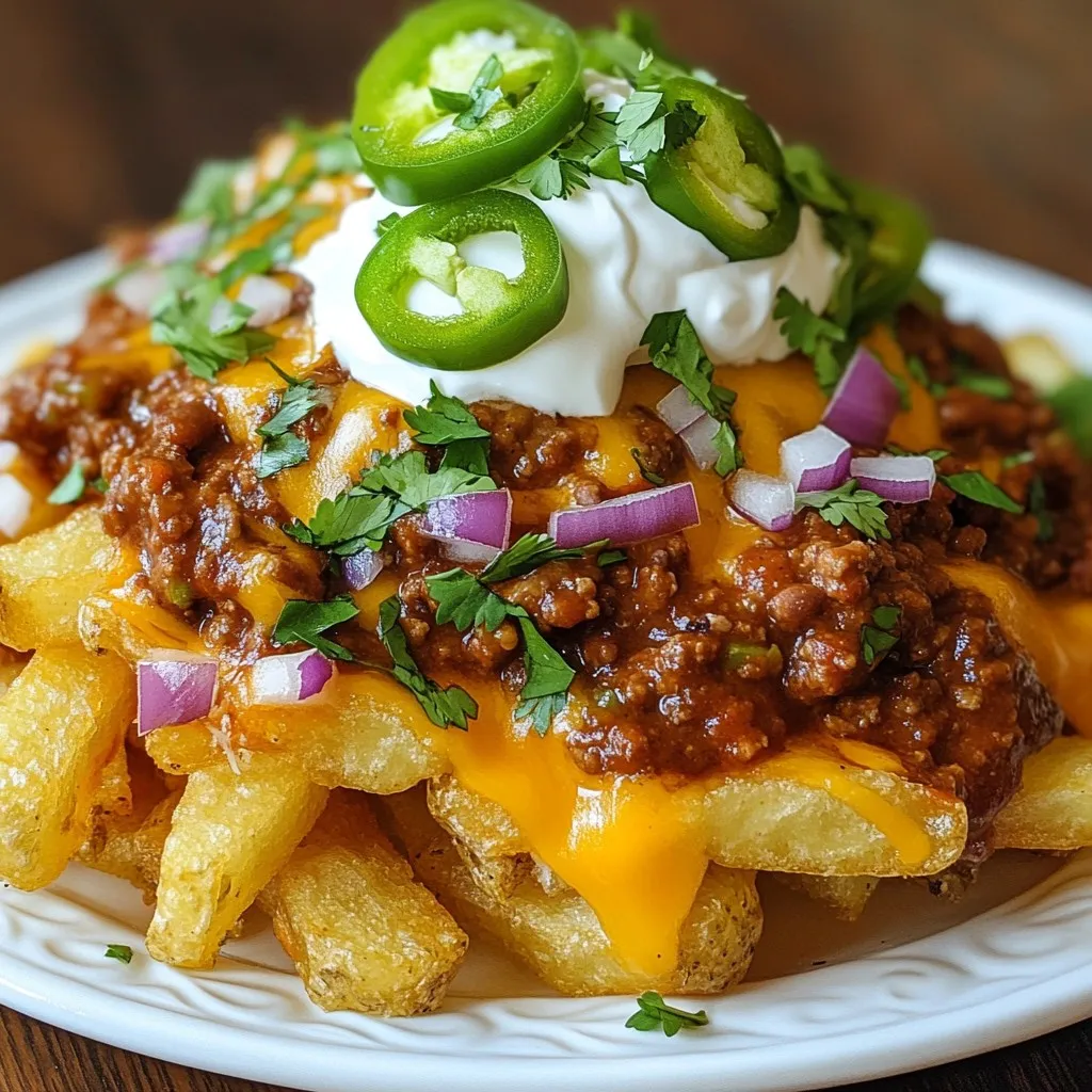 Loaded Chili Cheese Fries Flavorful and Satisfying Treat – The Recipe Hatch