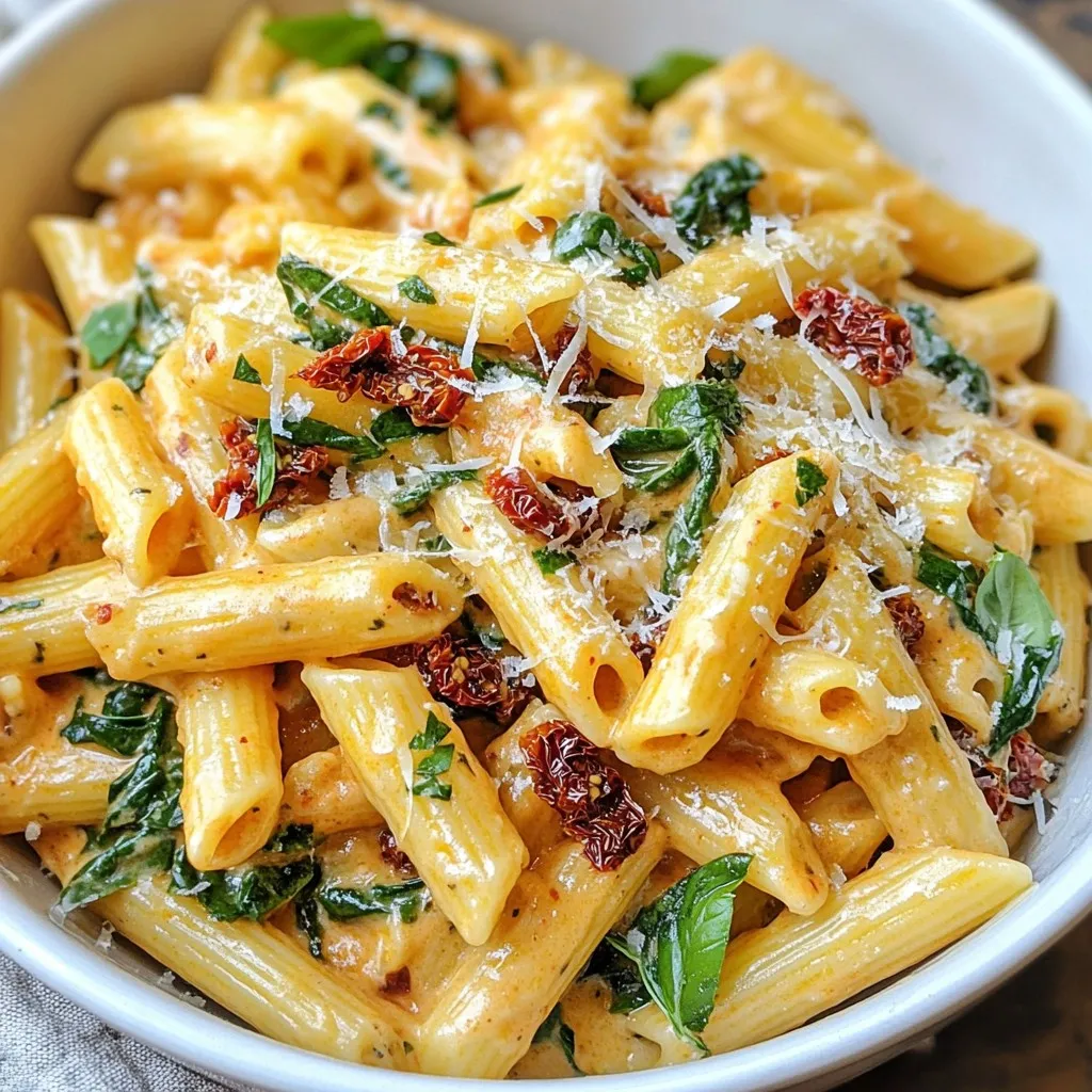 One-Pan Sun-Dried Tomato Pasta Quick and Easy Meal – The Recipe Hatch